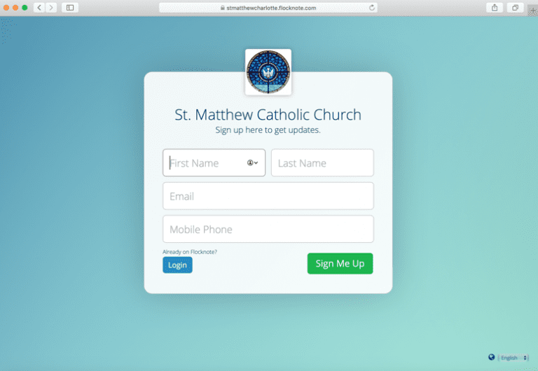 How to use Flocknote – St. Matthew